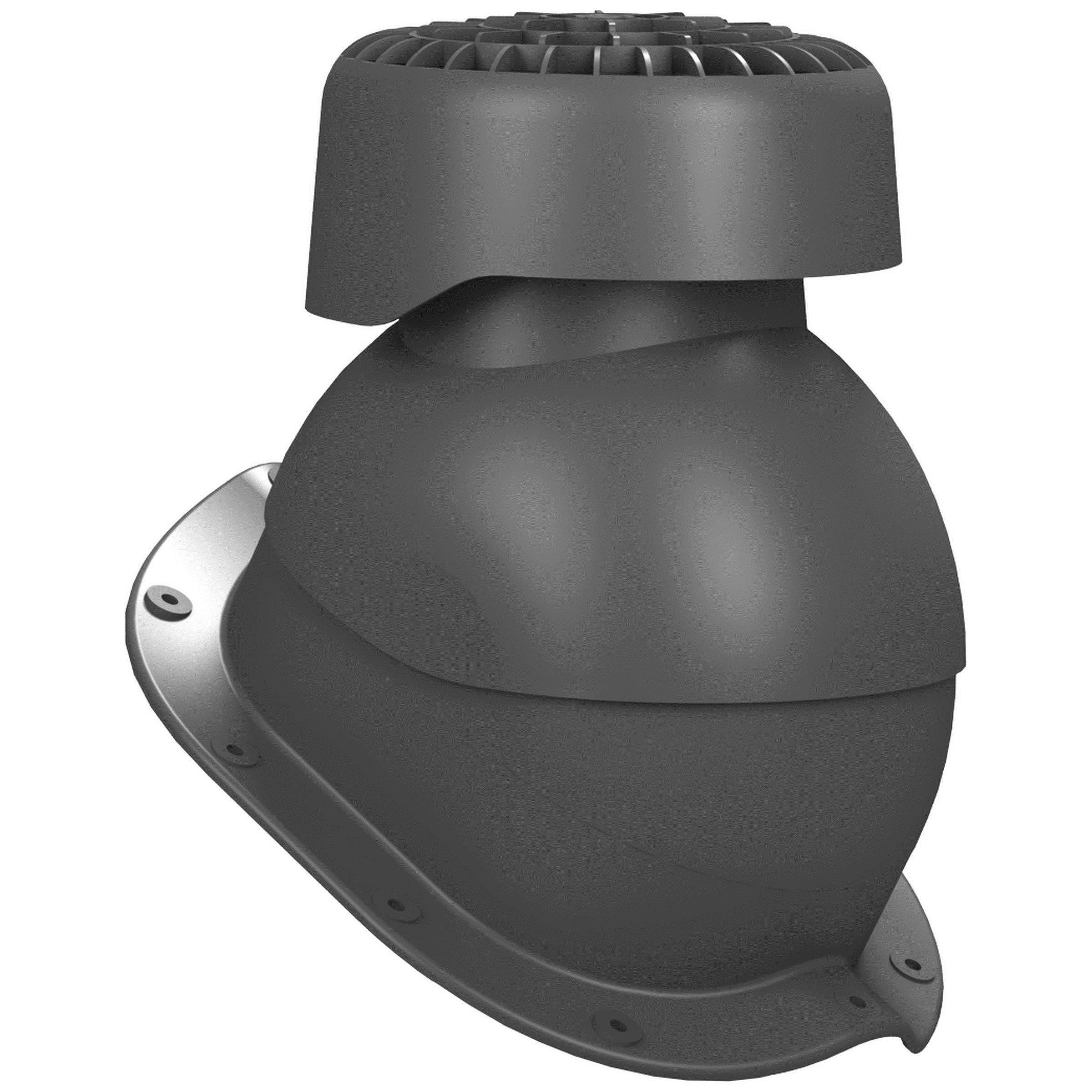 PERFEKTA Sewer vent for metal roofing tiles Profil C \ Graphite - RAL ...