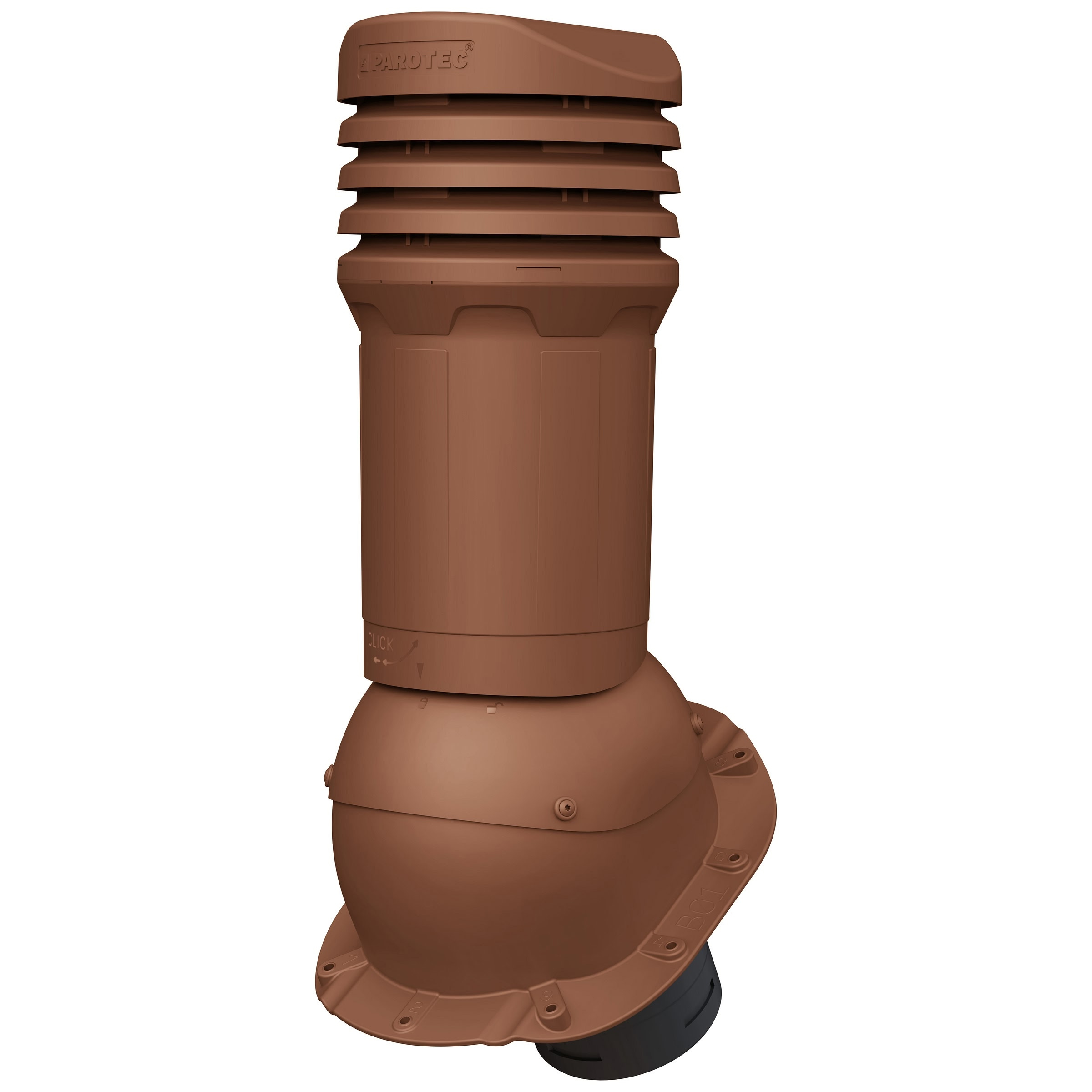 Roof vent with condensate drain FLUXAR Ø125mm for metal sheet tiles ...