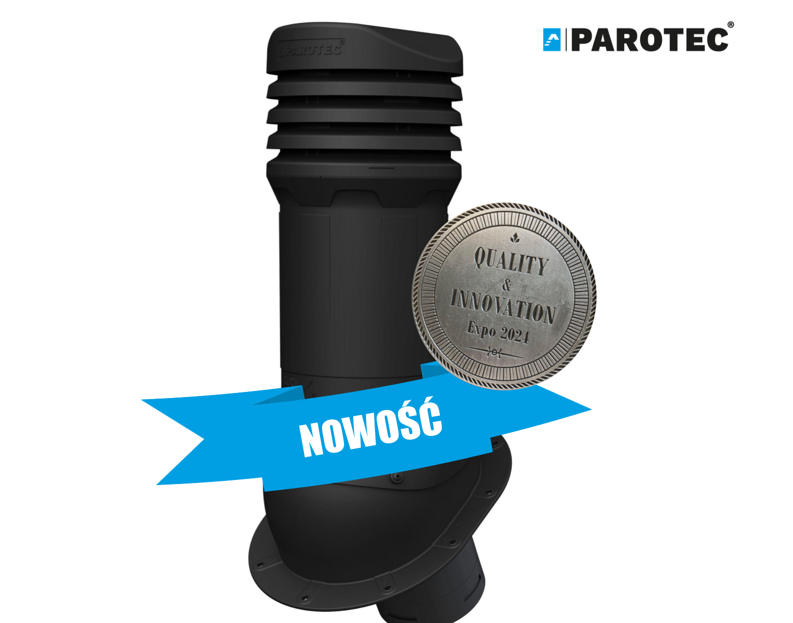 Roof vent with condensate drain FLUXAR Ø125mm for flat sheets and ...